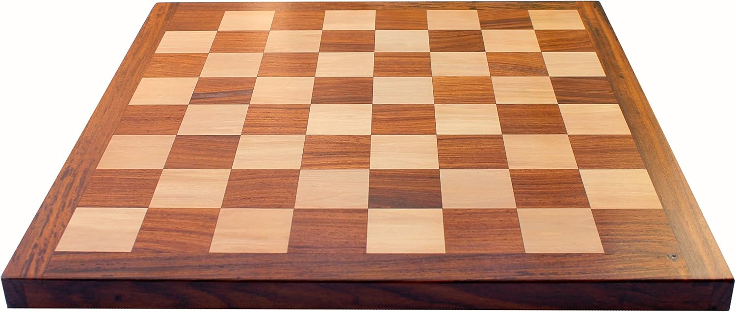 StonKraft 16″ X 16″ Collectible Wooden Chess Game Board Without Pieces ...