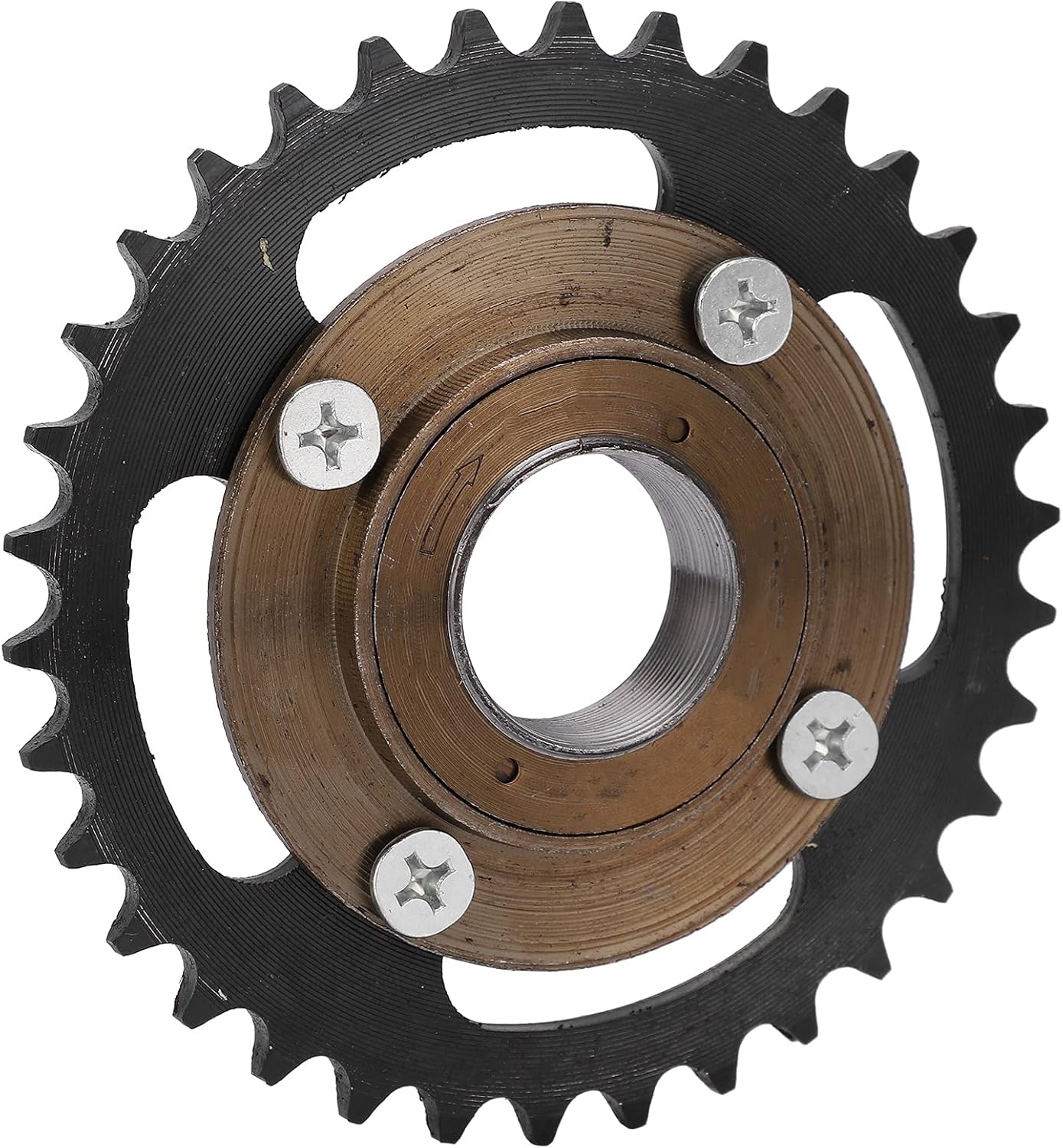 Amazon.com : GOWENIC Chain Sprocket, Steel 4 Hole Toothless Flywheel ...