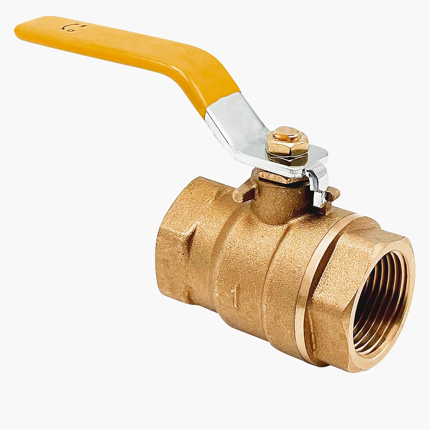 Amazon.com: 1 in Full Port Heavy Duty Ball Valve, Lead-Free Brass Ball ...