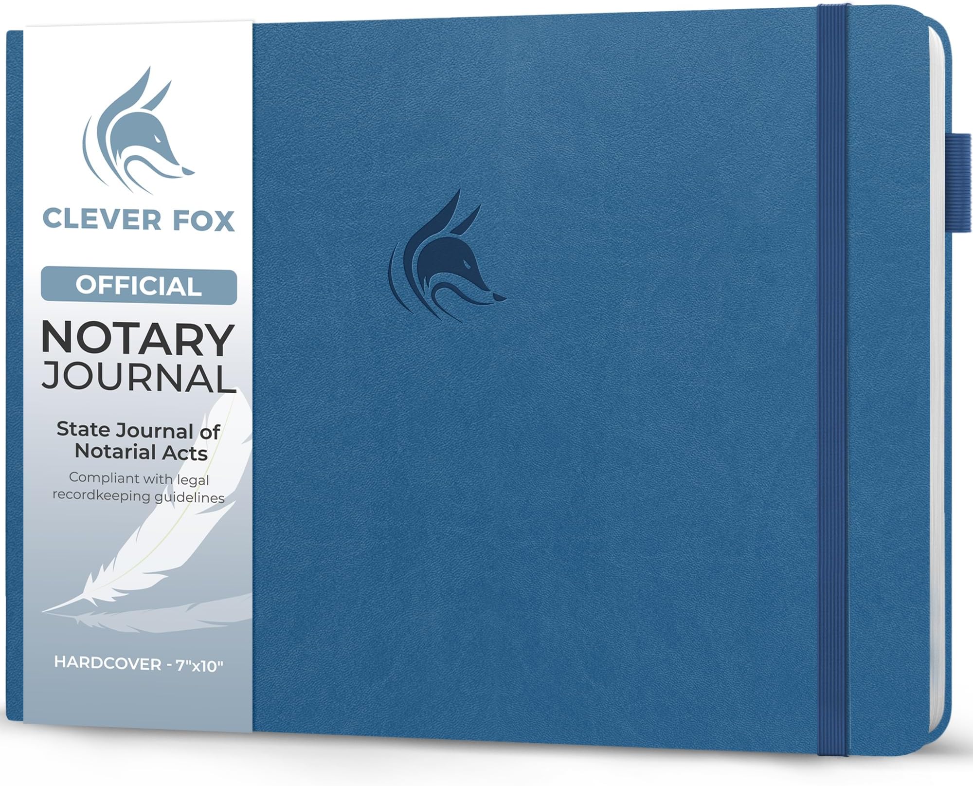 Amazon.com : Clever Fox Notary Journal – Horizontal Notary Public ...