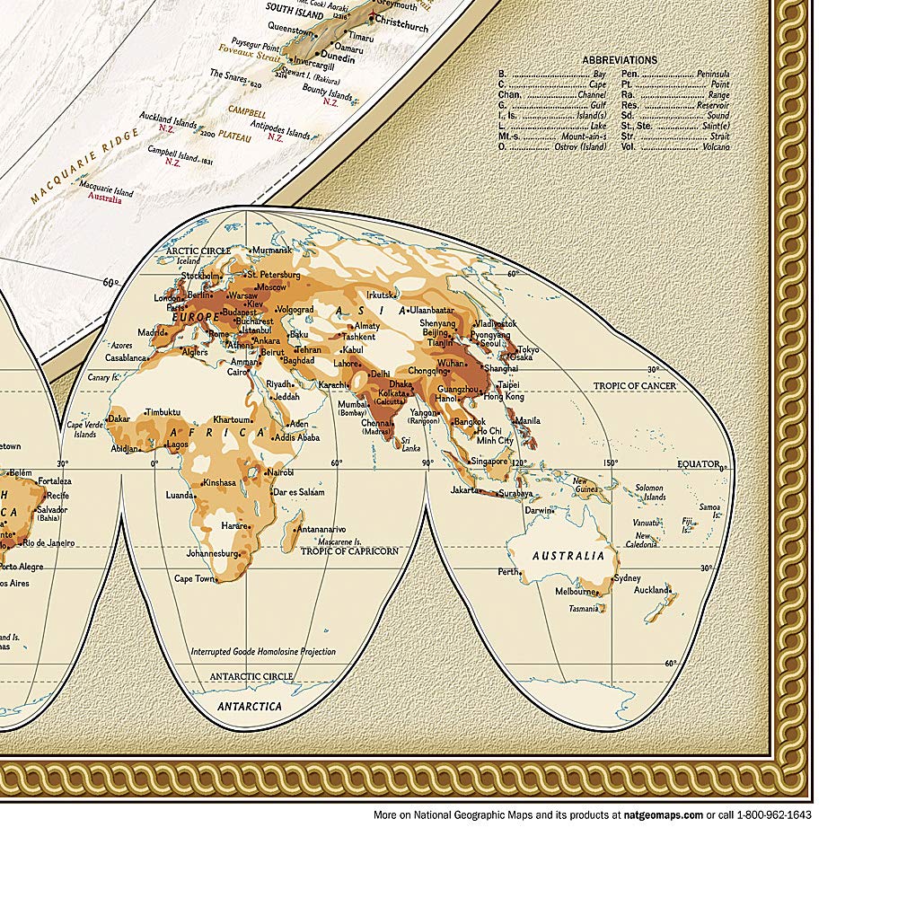 Snapklik.com : National Geographic World Wall Map - Executive