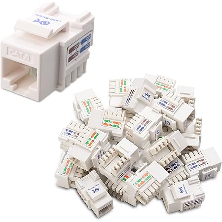 Amazon.com: Cable Matters UL Listed Cat6 5-Pack RJ45 Surface Mount Box ...