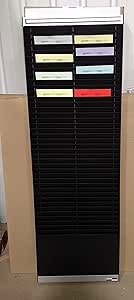 Job Card Rack for A4 Portrait Service Documents - 80 Pockets - Black ...
