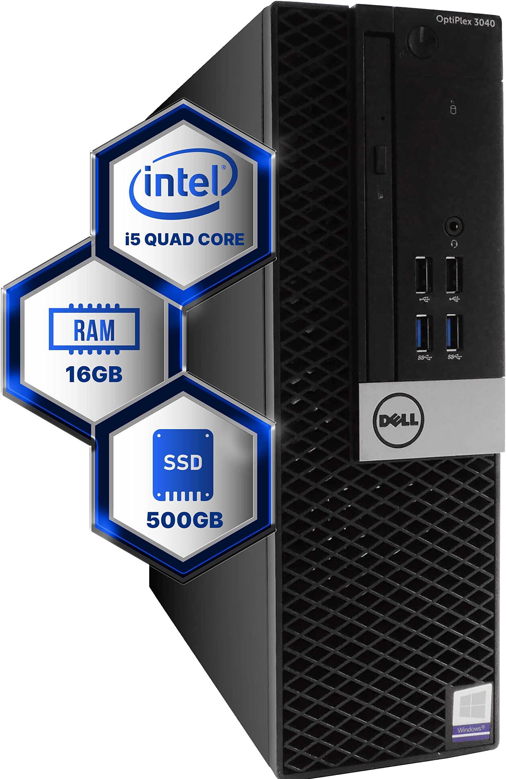 Amazon.com: Dell Optiplex 6th Generation Desktop Computer | Quad Core Intel i5 (3.2) | 16GB DDR3 ...