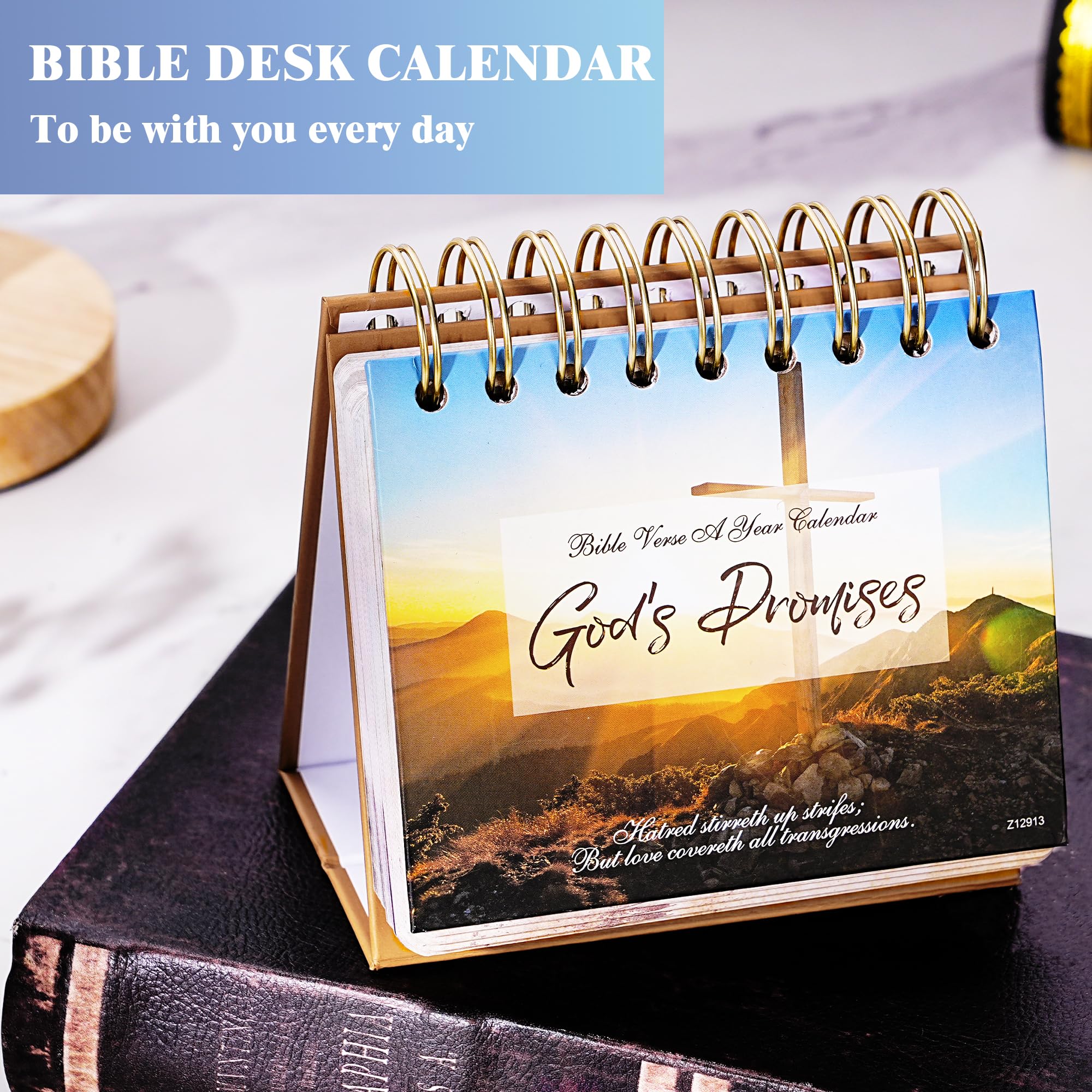 Snapklik.com : Desk Calendar - Bible Verse Desk Calendar Flip, 4.9" X 4 ...