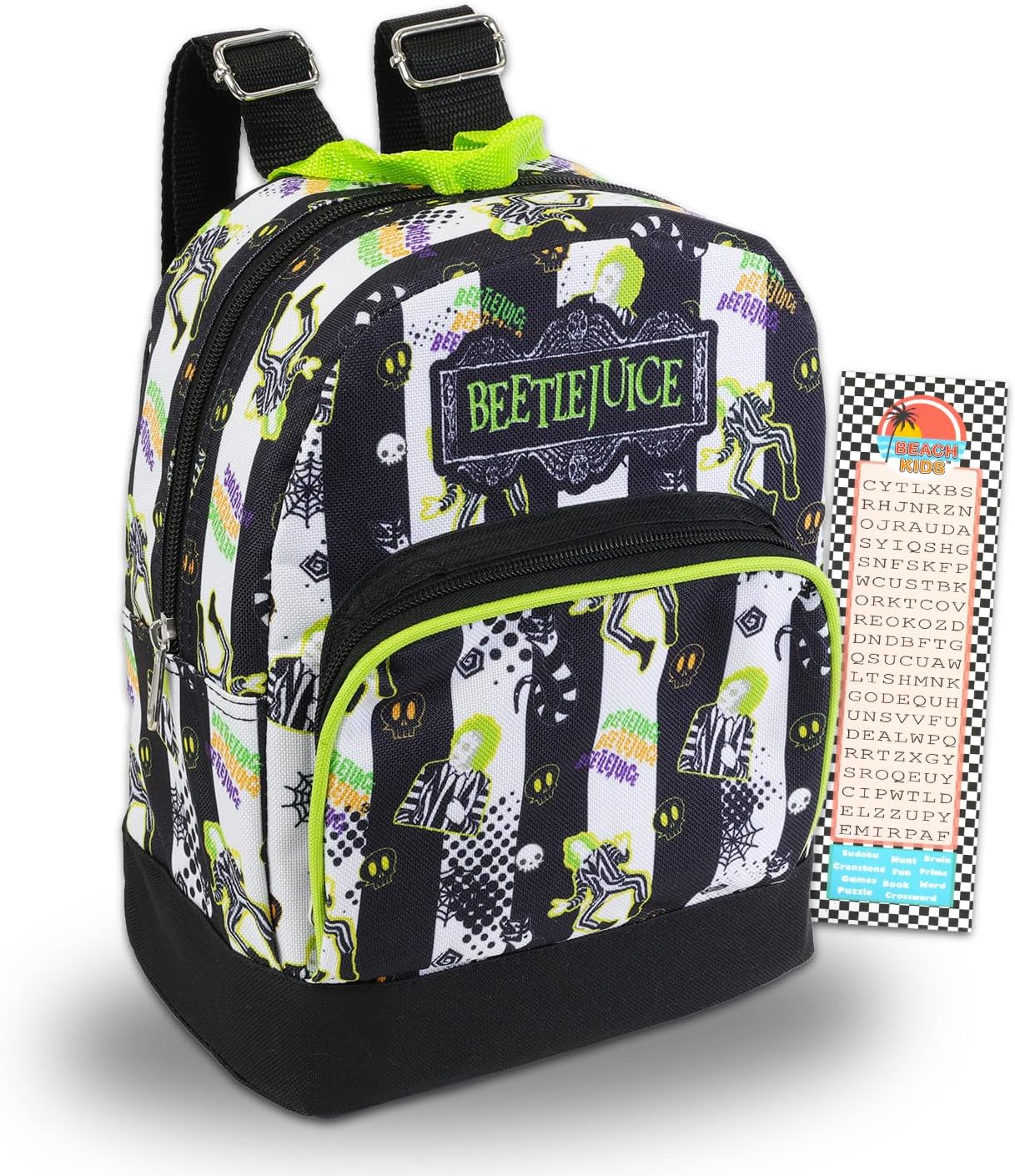 Amazon.com: WARNER BROS PICTURES Beetlejuice Mini Backpack for Women ...