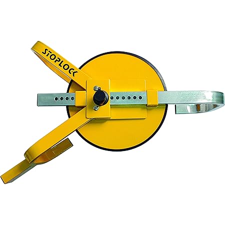 RocwooD Wheel Clamp Anti Theft Lock Device Heavy Duty Adjustable Safety ...