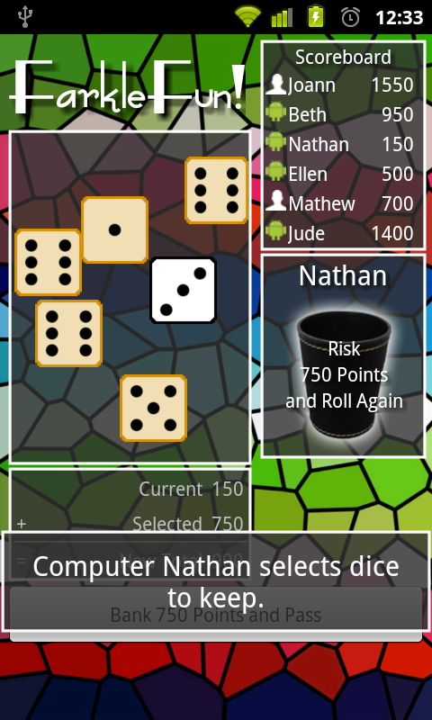 Farkle Fun Free - Application sur Amazon Appstore