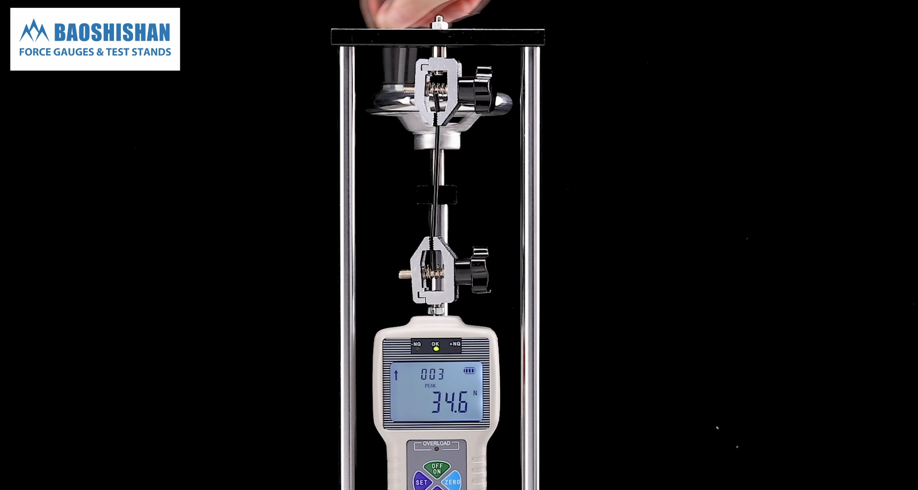 Watch ZP model Digital Force Gauge with APH Test Stand on Amazon Live