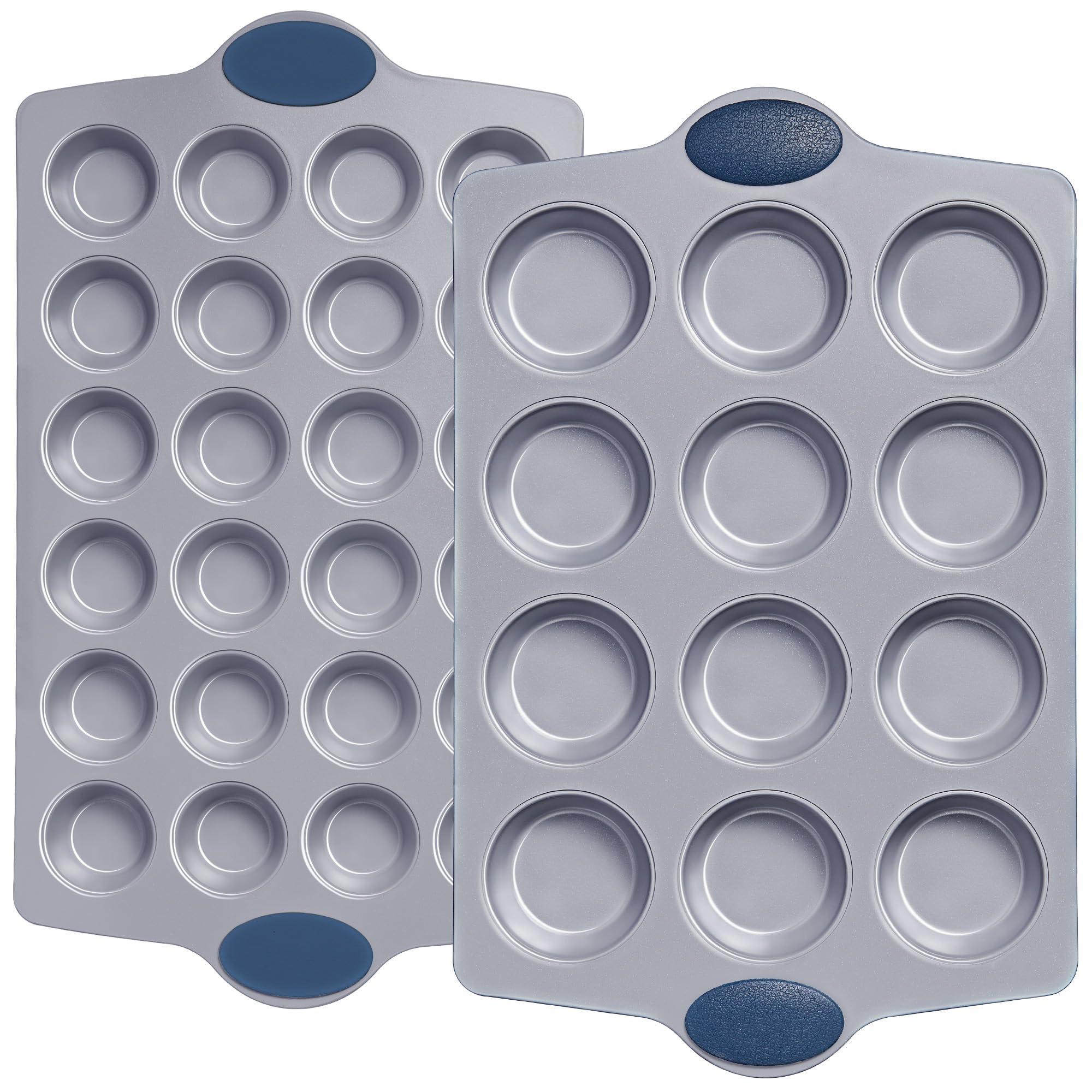 Amazon.com: BRONYPRO Ceramic Muffin Pan, 12-Cup and 24-Cup Nonstick ...