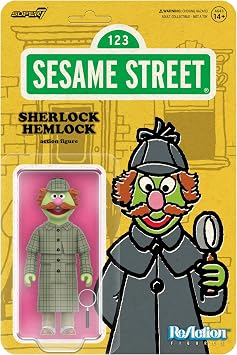 Amazon.com: Super7 Sesame Street Sherlock Hemlock - 3.75" Sesame Street ...