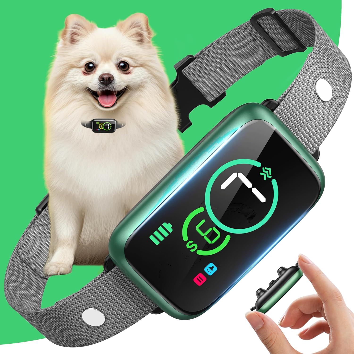 Amazon.com : Bark Collar, Smart Dog Bark Collar, Automatic Bark Collar for Small Dogs 5-15lbs ...