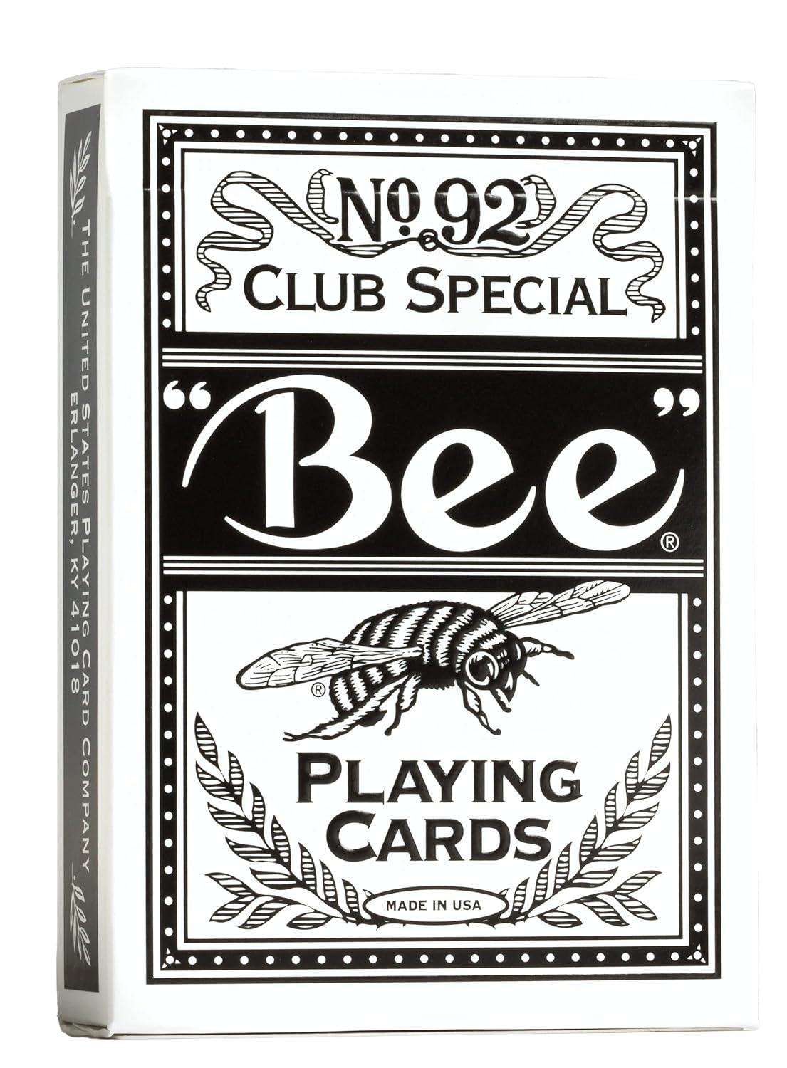 Bee Signature Series Playing Cards Deck, 1 Deck of Black Playing Cards ...