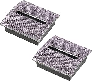 Amazon.com : PATIKIL Rhinestone Sticky Note Dispenser, 2Pcs 3x3 Sticky ...