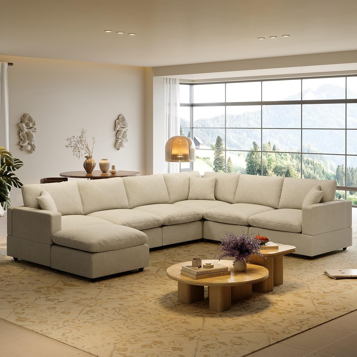 Amazon.com: Forest aesthetics Modular Cloud Sectional Couches for ...