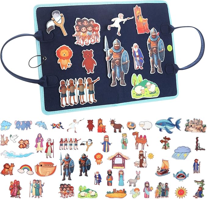 Amazon.com: SmoothNovelty 4 Pack Felt Board Stories Set Flannel Felt ...