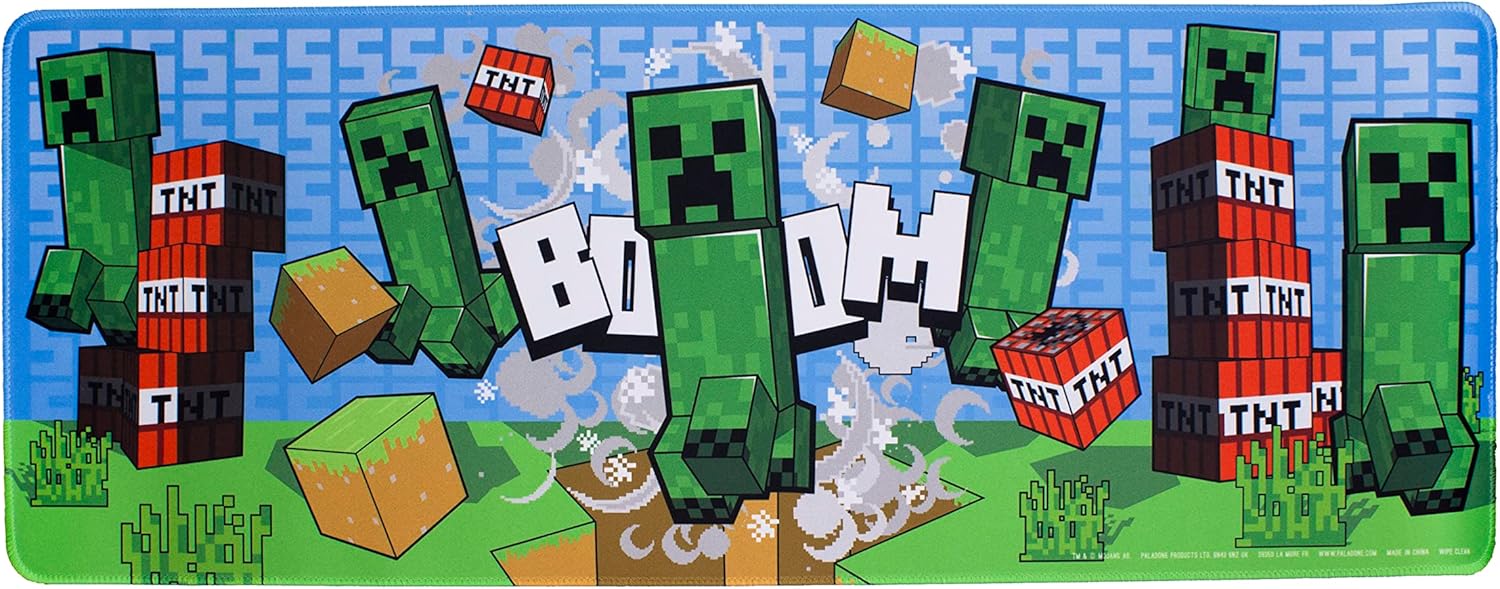Paladone Minecraft Creeper Desk Mat - Officially Licensed Merchandise ...