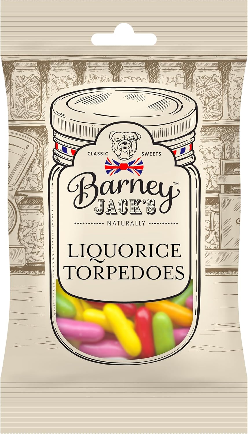 Barney Jack's Liquorice Torpedoes 145g : Amazon.co.uk: Grocery