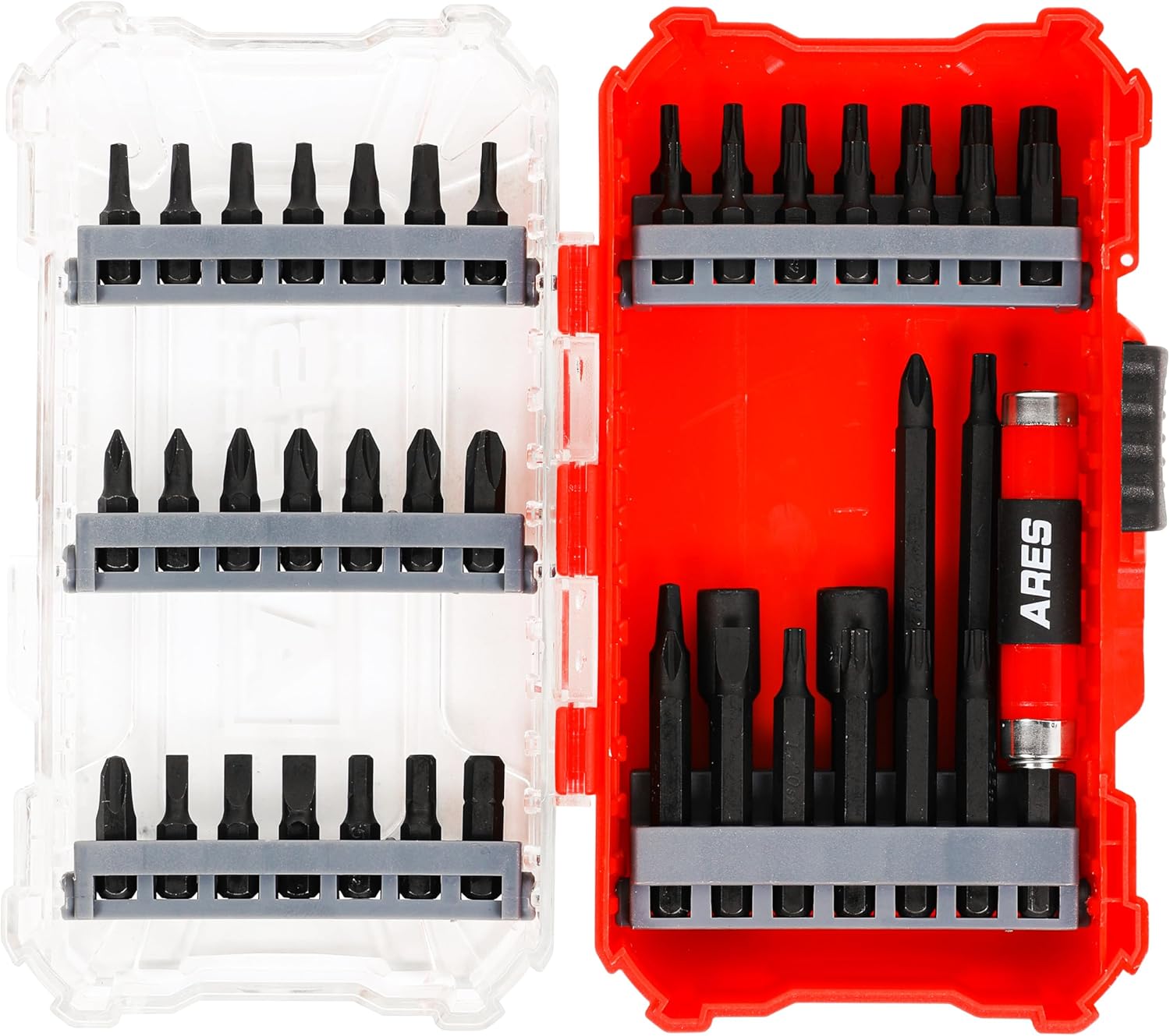 ARES 31020-47-Piece Impact Driver Bit Set – Set Includes Phillips ...