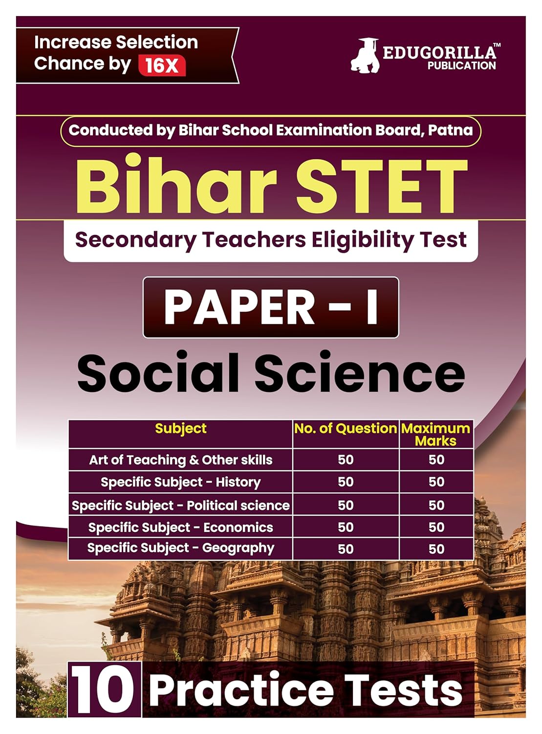 Buy Bihar STET Paper 1 : Social Science 2024 (English Edition ...
