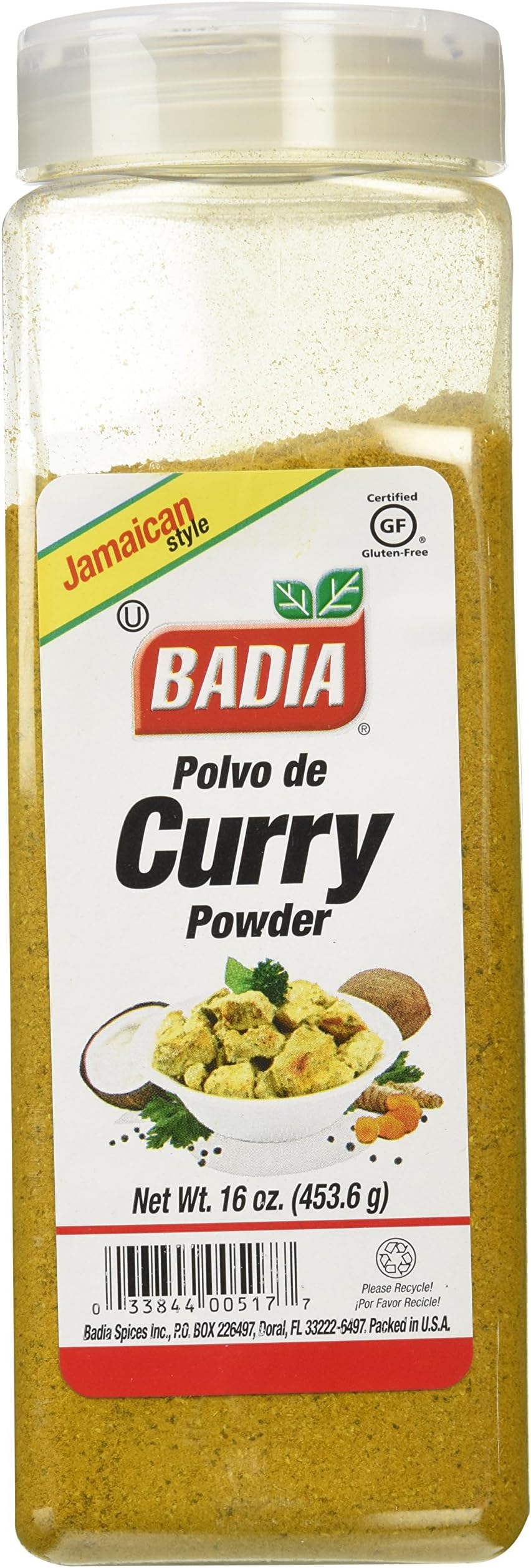 Amazon.com : Badia Curry Powder Jamaican Style - 16 oz : Grocery ...