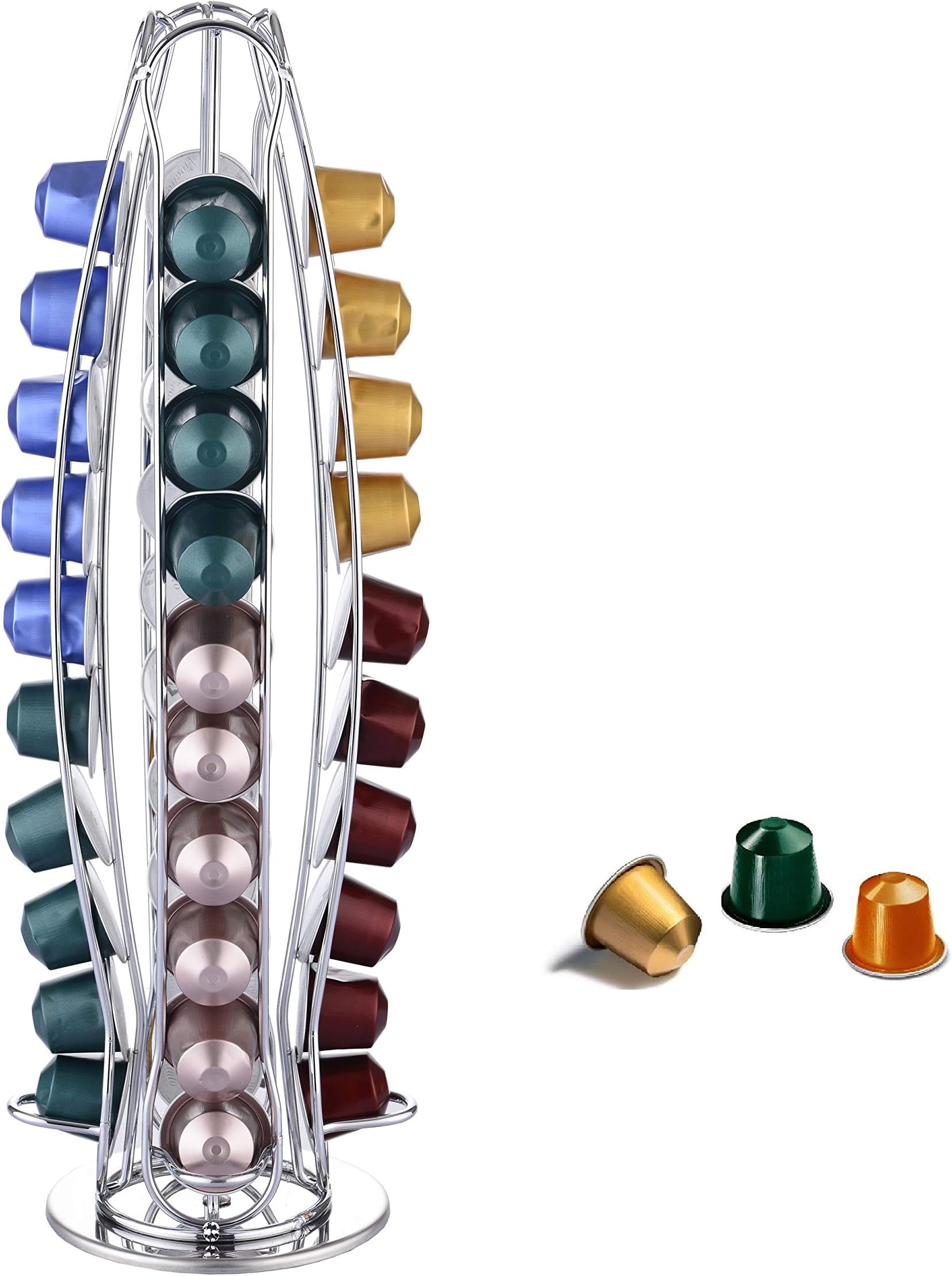 EXZACT Porte-Capsules de Café Compatible avec Nespresso (40 x capsules ...