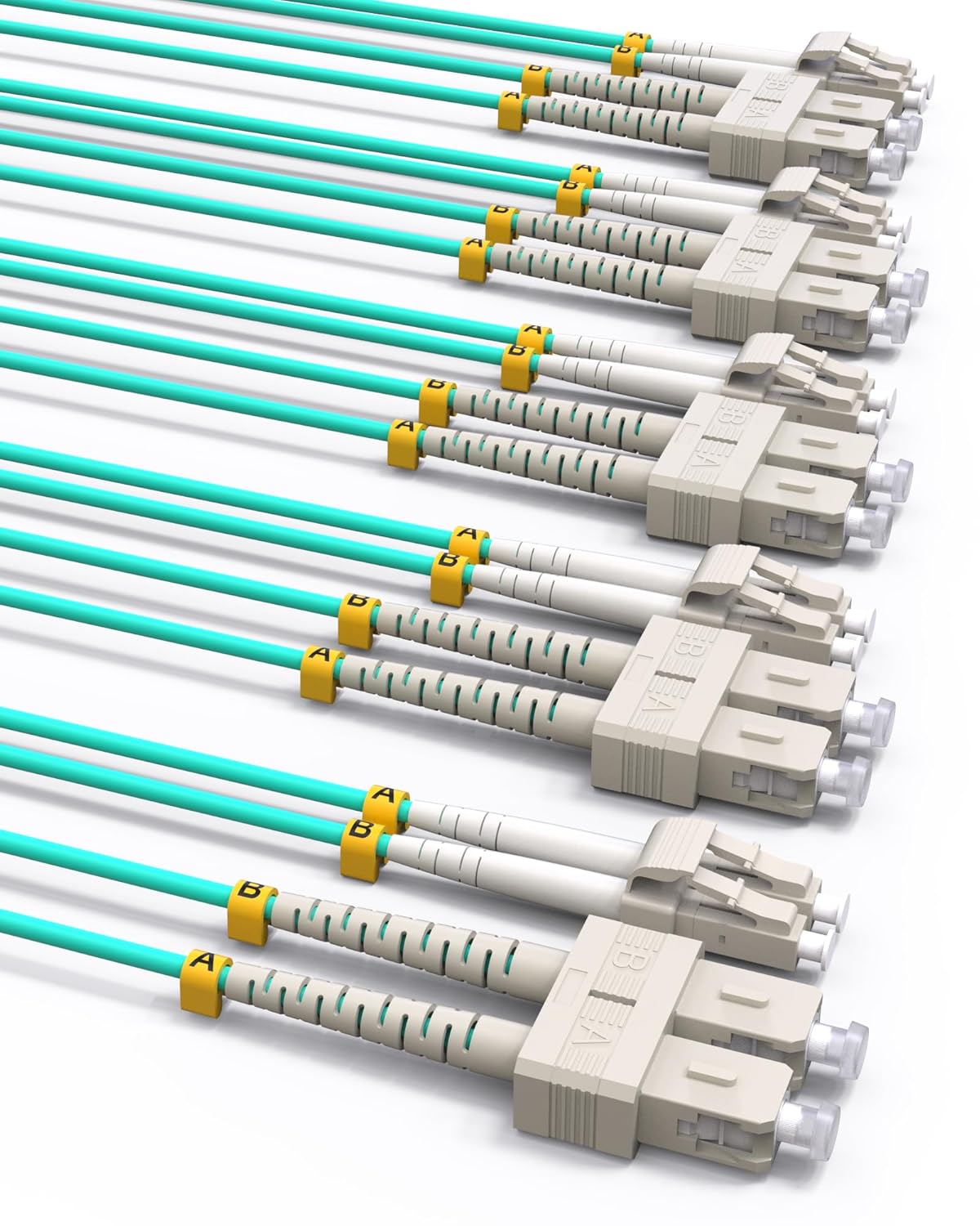 Amazon.com: VANDESAIL LC to SC 5 Pack Fiber Patch Cables, Fiber Jumper ...