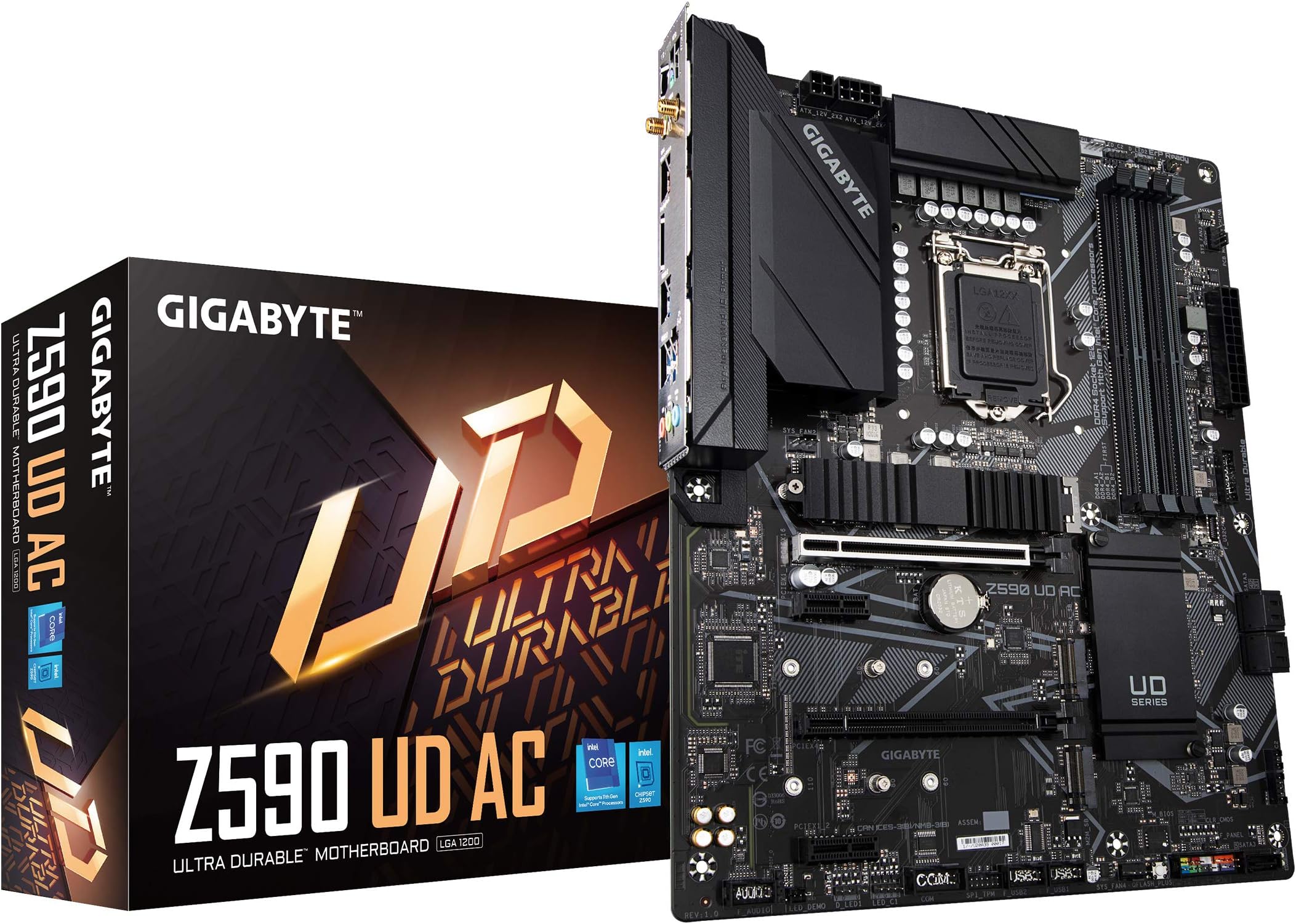 Amazon.com: GIGABYTE Z690 UD AX DDR4 (LGA 1700/ Intel Z690/ ATX/ DDR4 ...