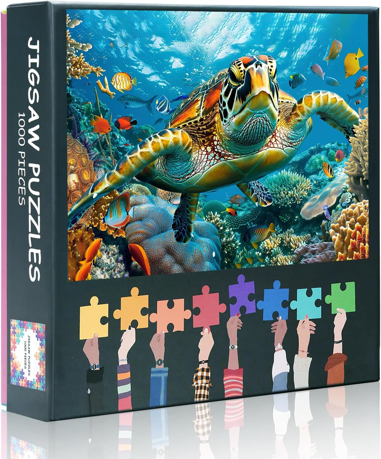 Amazon.com: Jigsaw Puzzles 1000 Pieces for Adults Sea Turtle Puzzles ...