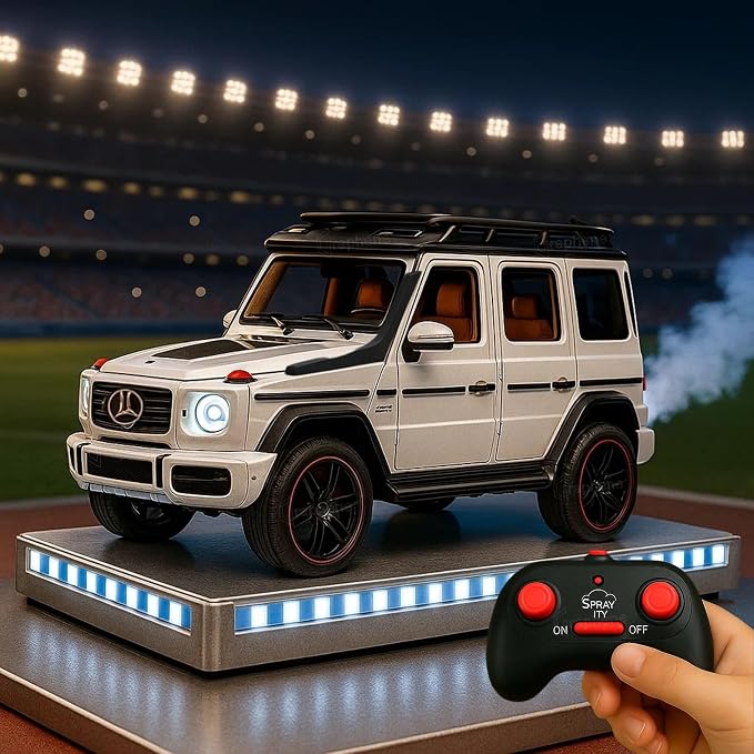 GRAPHENE 1:22 Scale Die Cast Metal Smoke Car G Wagon Openable Door ...
