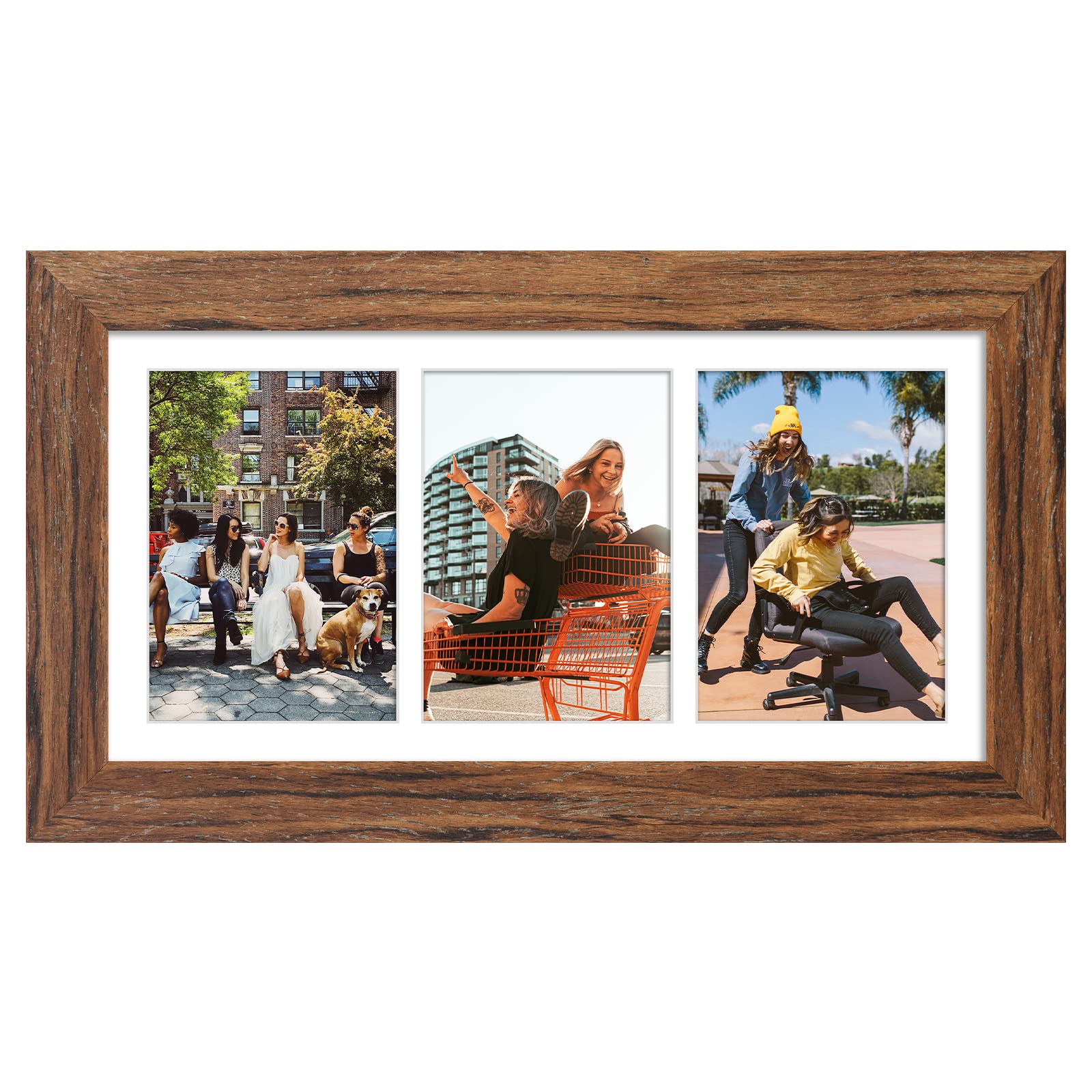 Amazon.com - Gaevuian 8x16 Picture Frame Display 3 opening Picture ...