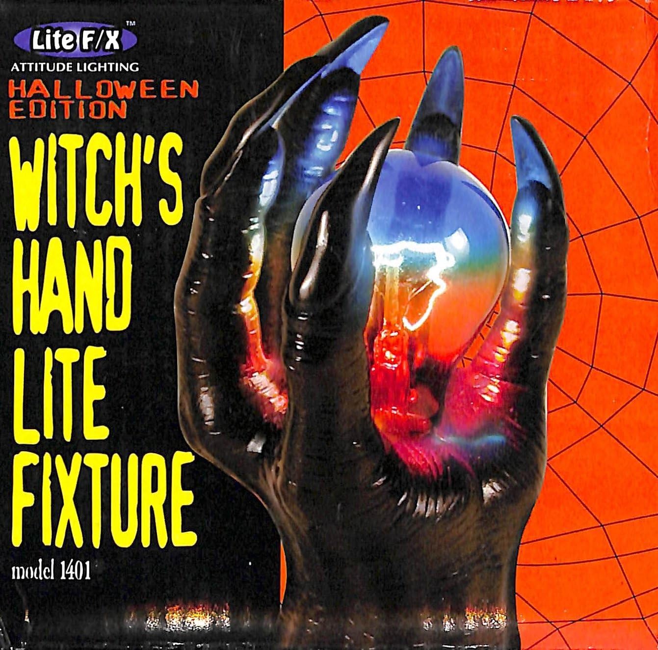 Amazon.com: Creepy Witch's Hand Light Fixture by Lite F/X, Halloween ...