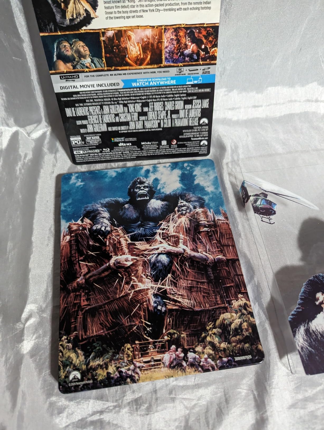 Amazon.com: King Kong (1976) Steelbook [4K UHD] : Jeff Bridges, Charles ...