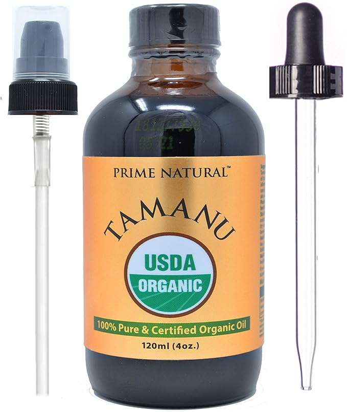 Amazon.com: Prime Natural Organic Tamanu Oil - USDA Certified, 100% ...