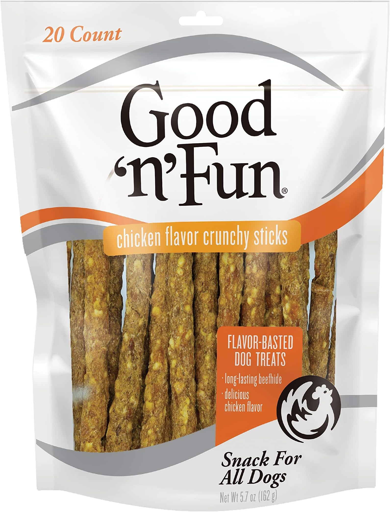 Amazon.com : Good 'n' Fun Triple Flavor Twists, 18 Count, Chews with ...