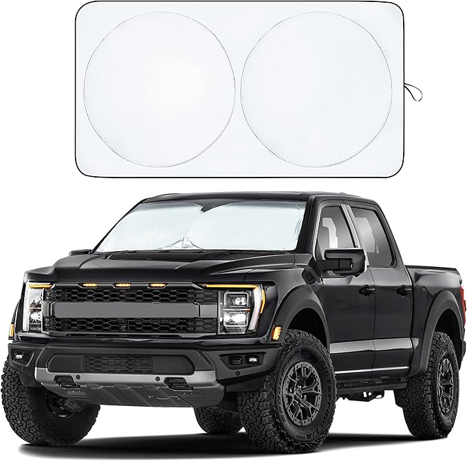 Amazon.com: EcoNour Truck Sun Shade for Windshield | Front Truck Window ...