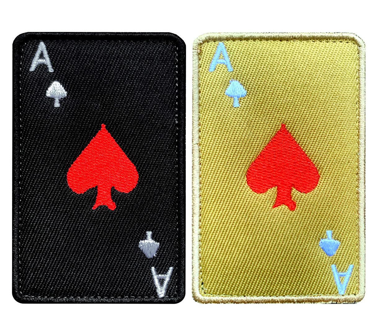 Buy Antrix Tactical 2 Packs Ace of Spades Death ACE Card Combat Patch ...