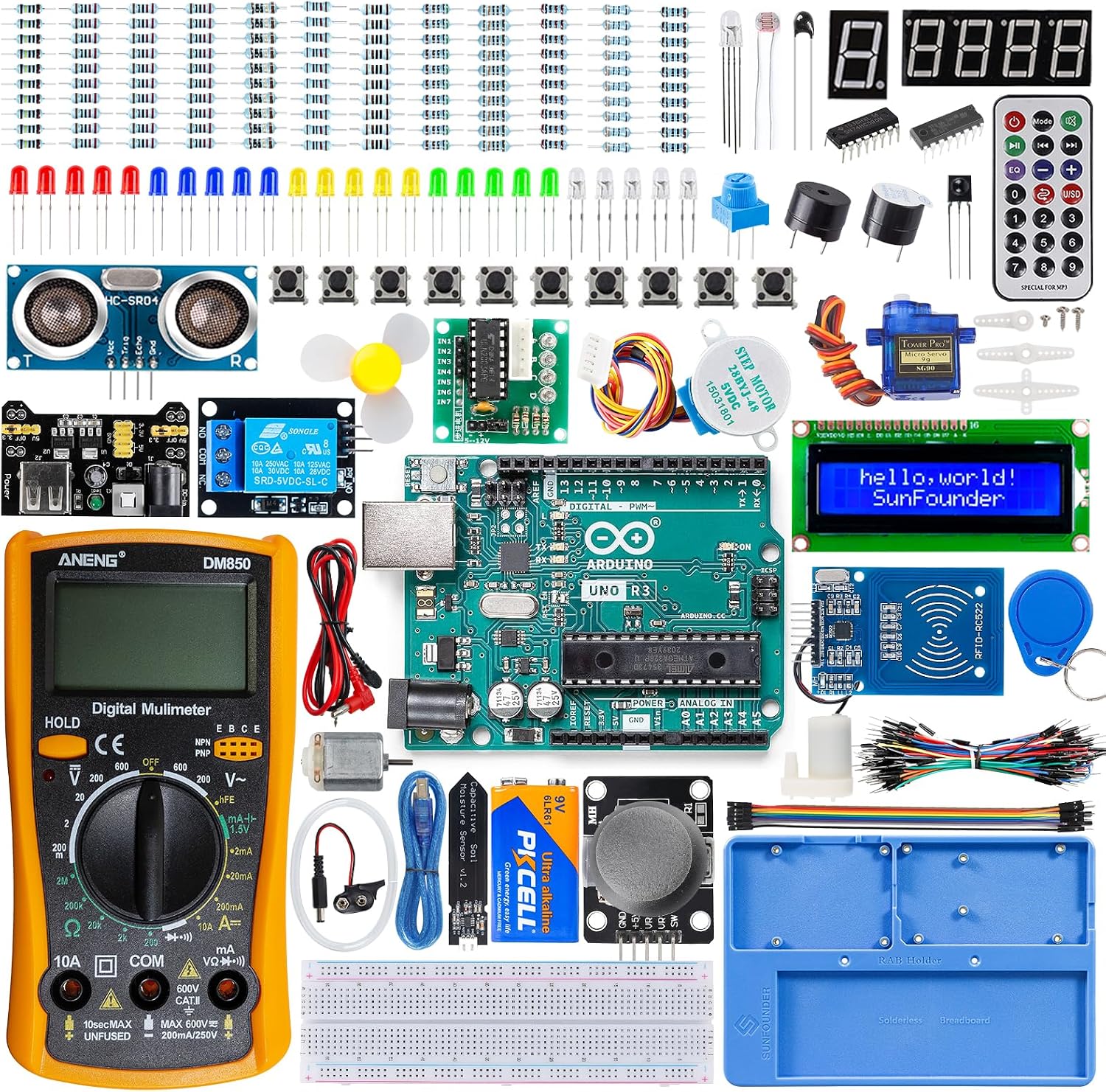 SunFounder Inventor Lab Starter Kit mit Original Arduino UNO R3 REV3 ...