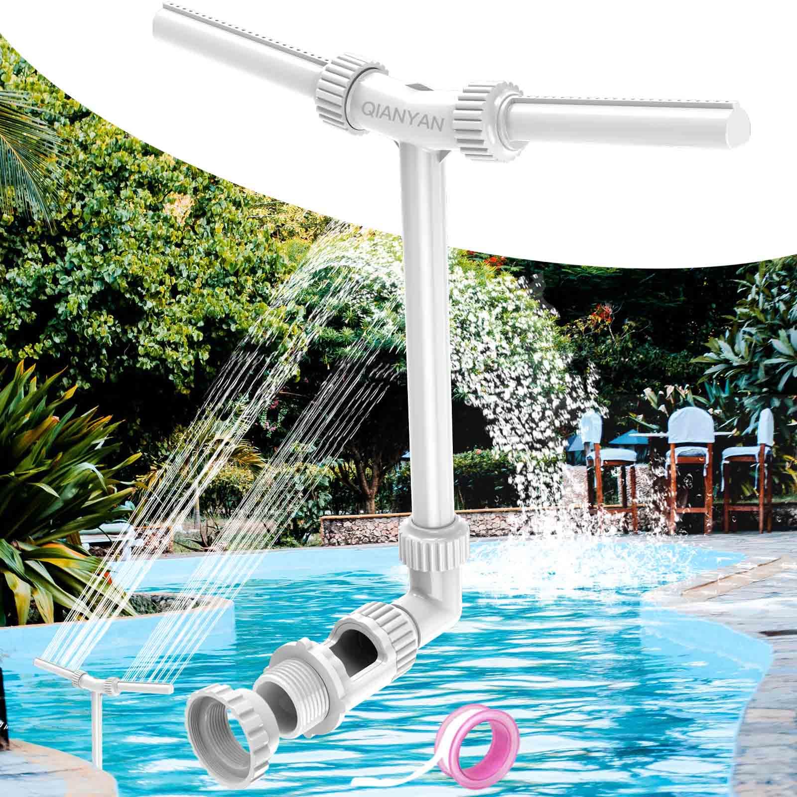 Amazon.com: Dual Pool Fountains Above In Ground Pools Chiller, Spray ...