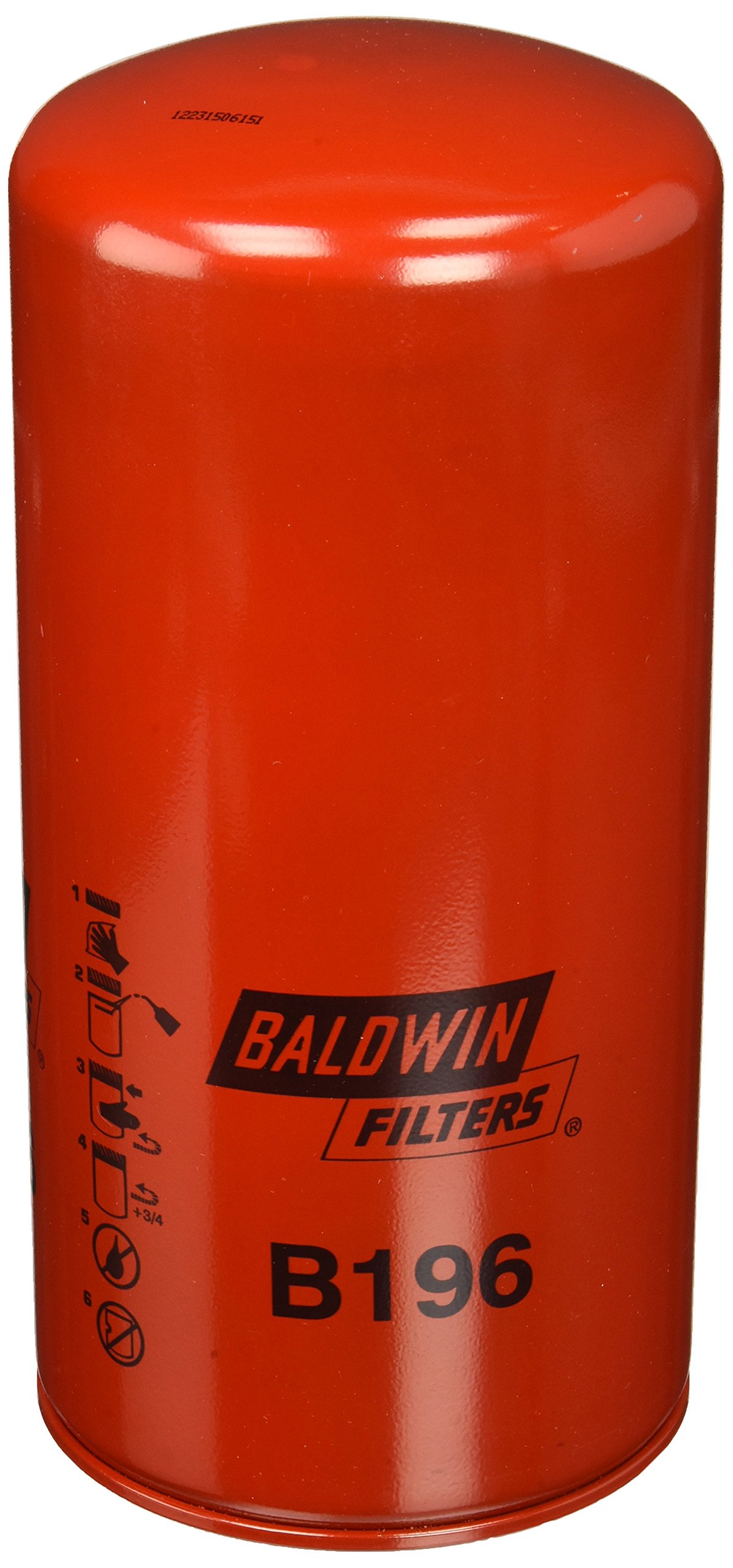 Amazon.com: Baldwin Filters Full-Flow Lube Spin-on - B196 : Automotive