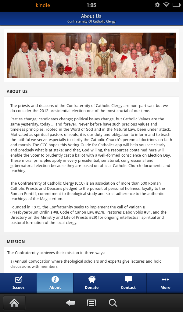 Catholic Voting Guide - App on Amazon Appstore