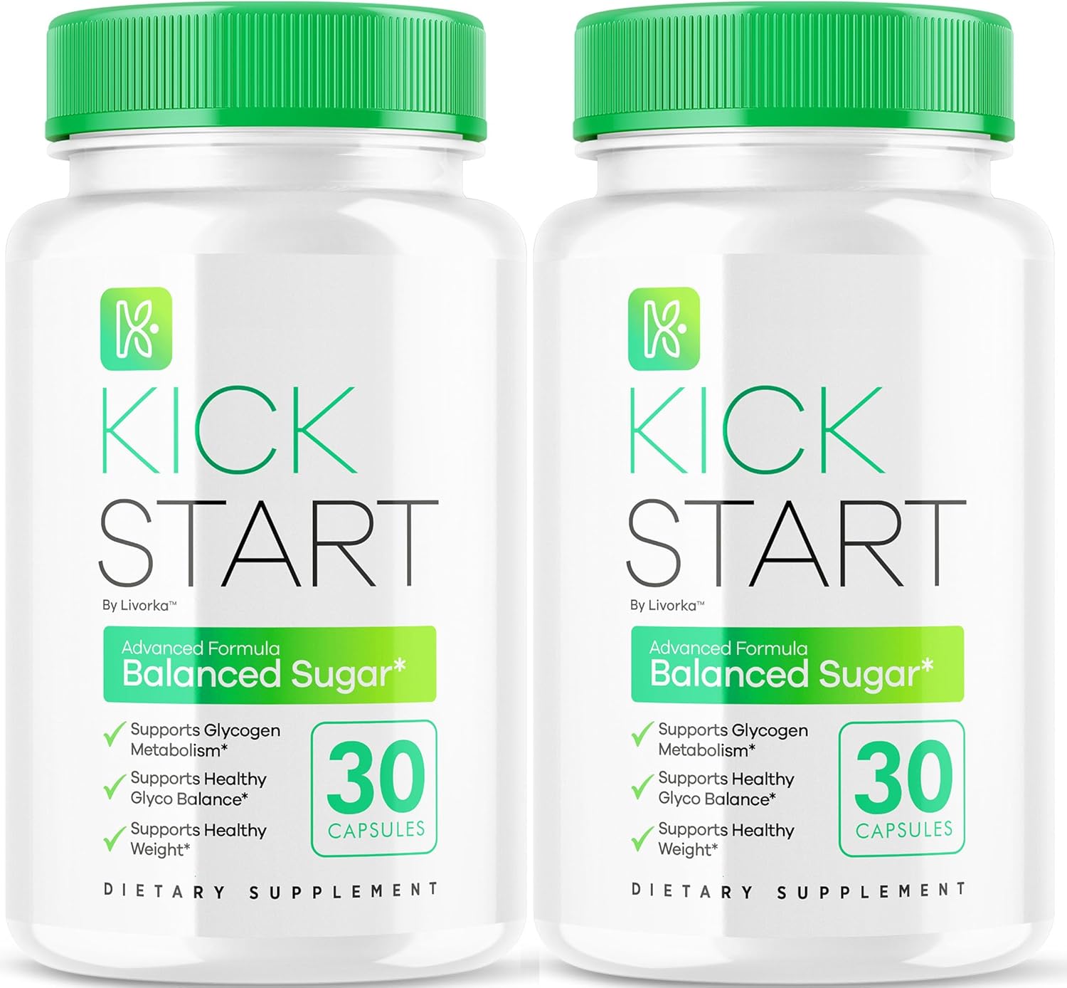 Amazon.com: (2 Pack) Kick Start Glyco Optimizer Capsules, Kickstart ...