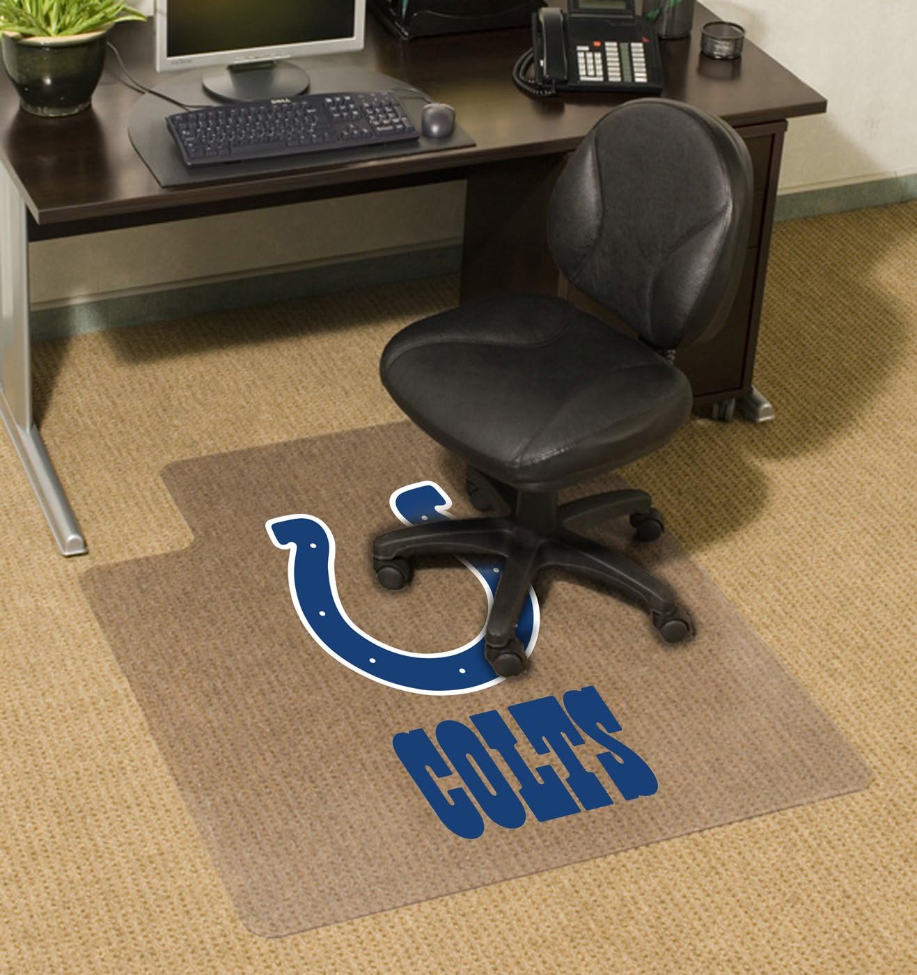 Amazon.com : NFL Indianapolis Colts Chair Pad, Clear : Sports Fan Area ...