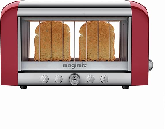 Amazon.com: Magimix Toaster Vision Red 1450 Watt Toaster: Home & Kitchen