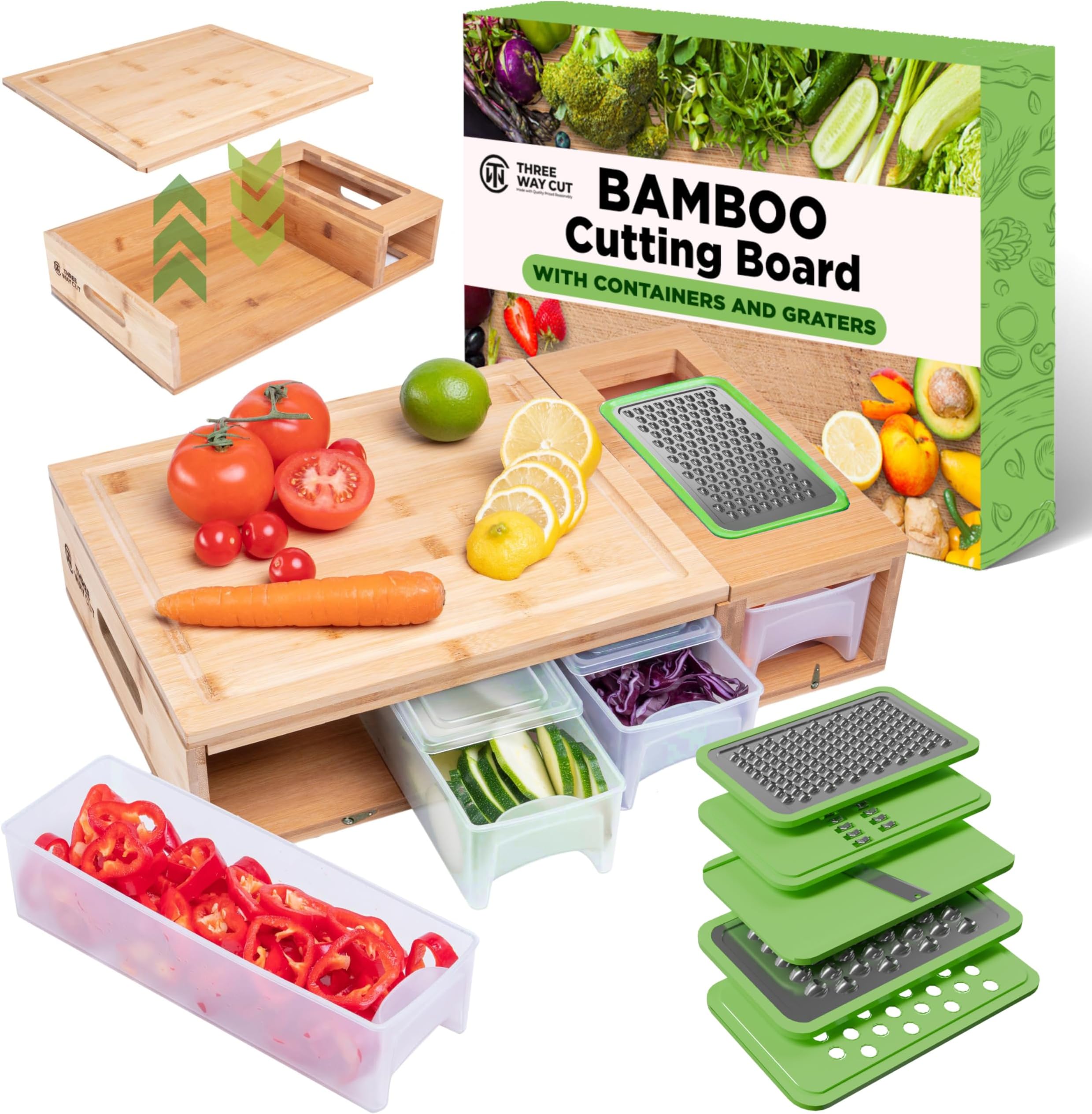 Amazon.com: Valleyhike Meal Prep Kitchen Station - Food Prep Station ...