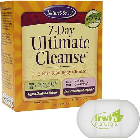 Amazon.com: Nature's Secret Ultimate Cleanse 2-Part Total Body ...