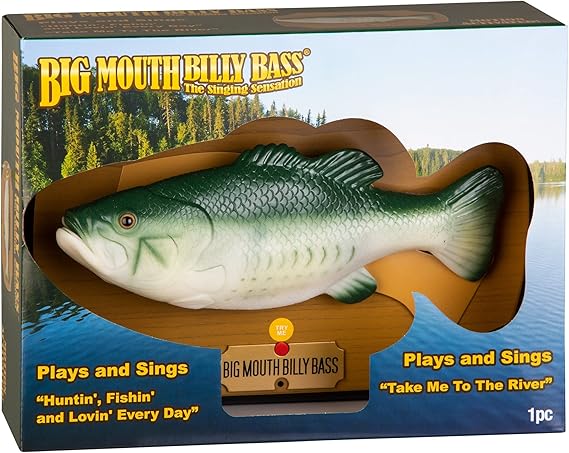 Amazon.com: Big Mouth Billy Bass The Singing Sensation - Plays and ...