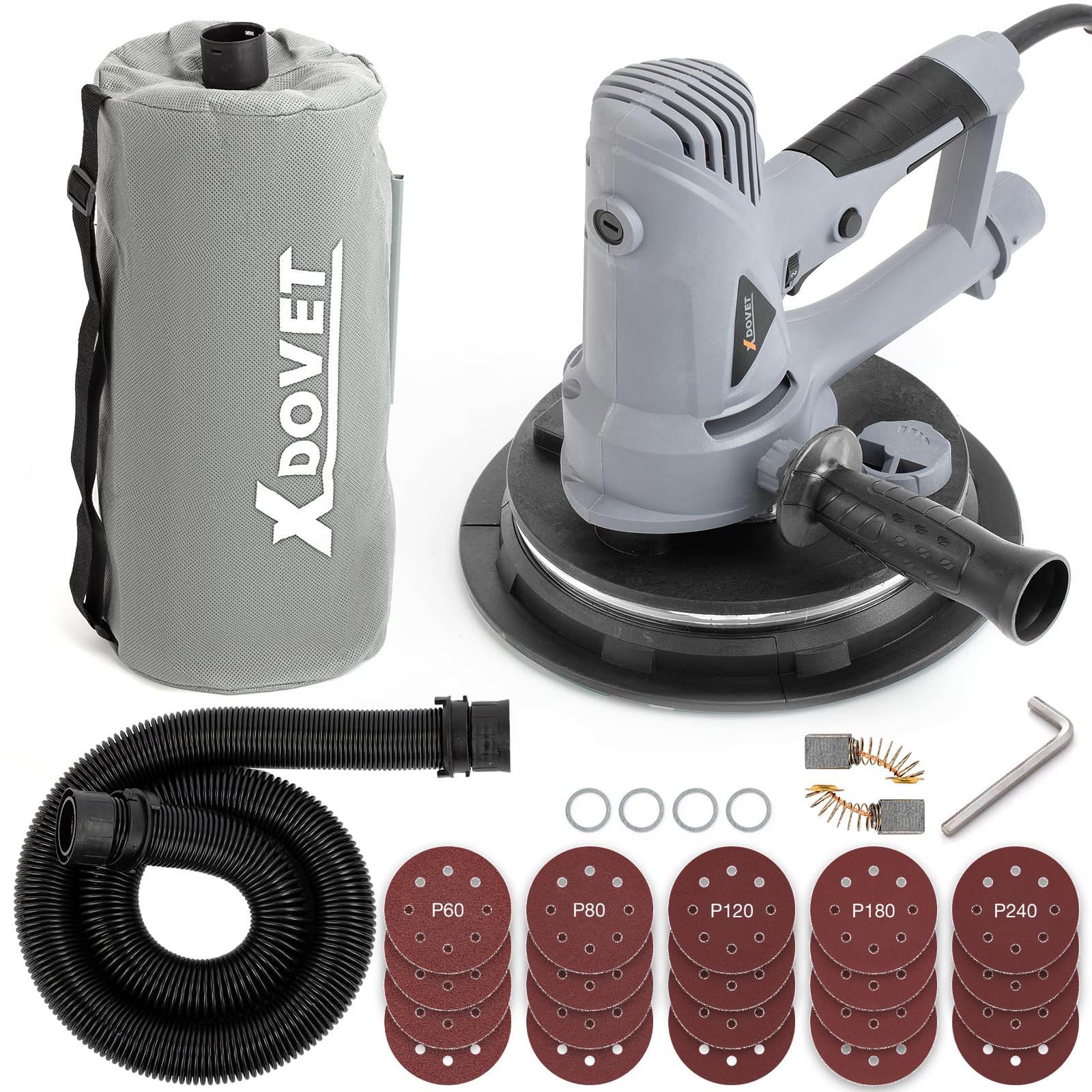 XDOVET 7'' Drywall Sander, 710W Portable 7 Inch Electric Drywall Sander ...
