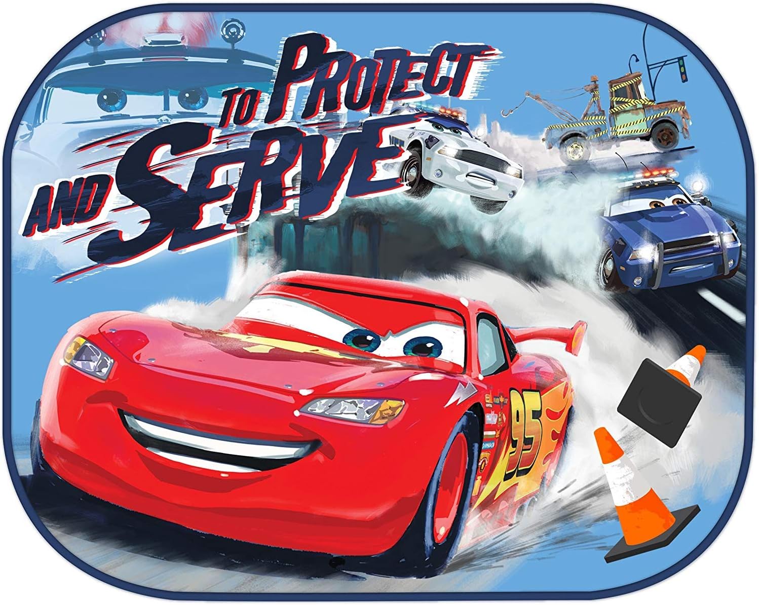 Disney Pixar Cars Sunshades 2 Side Window Sun 44x35cm x 2pcs Sun Shade ...