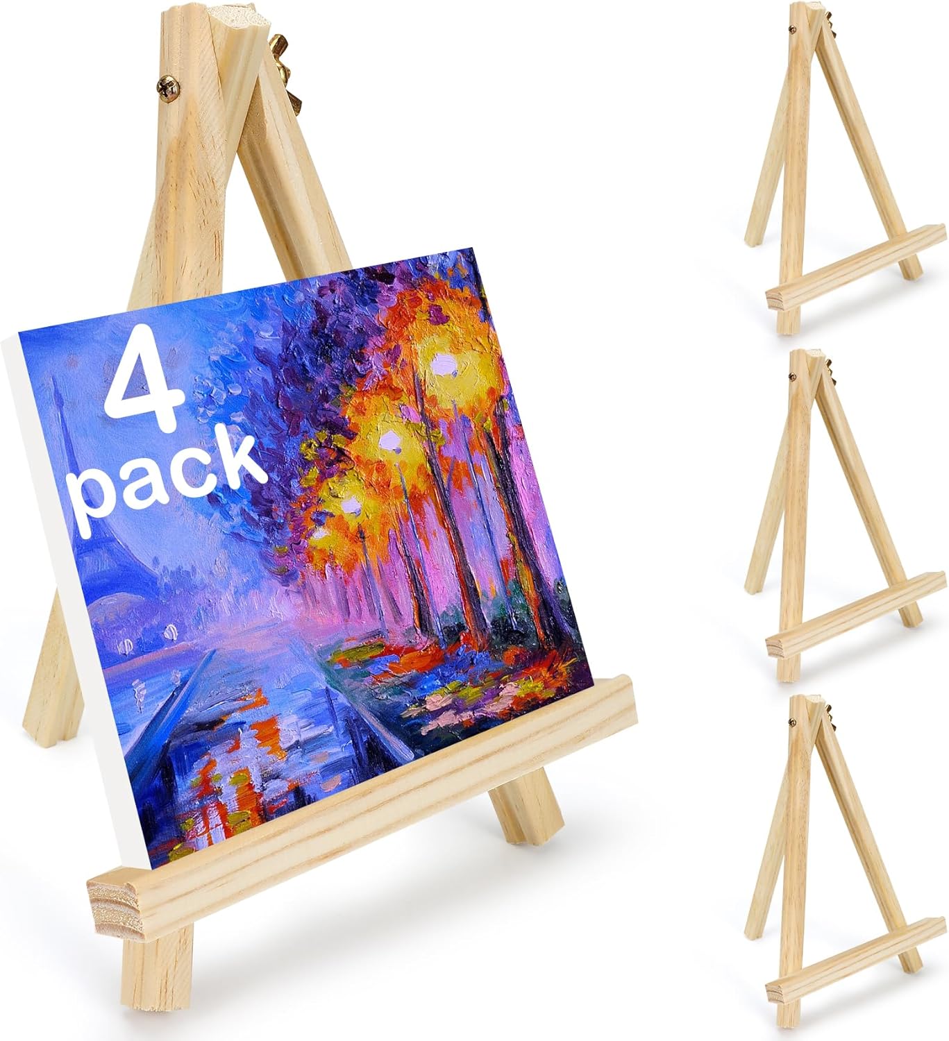 Amazon.com: KaKaPops Easel Stand for Sign, 4 Pcs 9 Inches Table Top ...